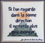 broderies abstraites | Les points de croix de Mary